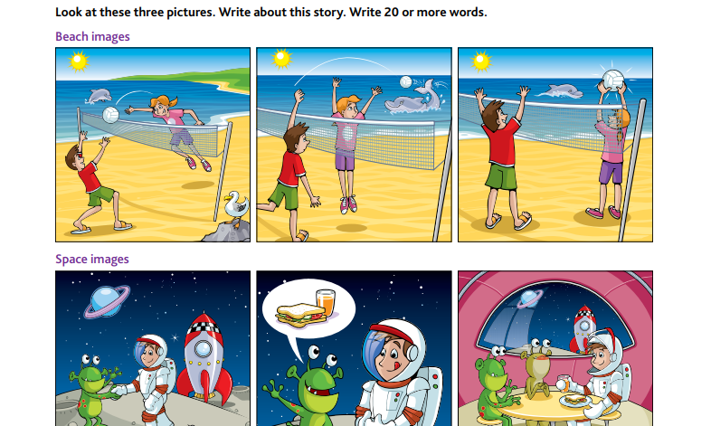 Bộ đề ôn thi Flyers - Reading & Writing Part 7 (viết đoạn ngắn kể ...